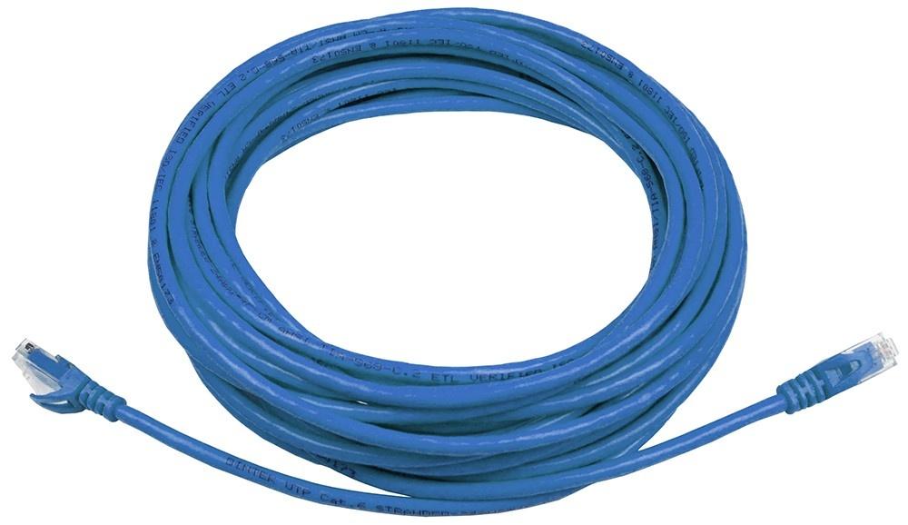 PowerMAX Blue Cat.6 U/UTP T568B Patch Cord (PVC) - with Divider